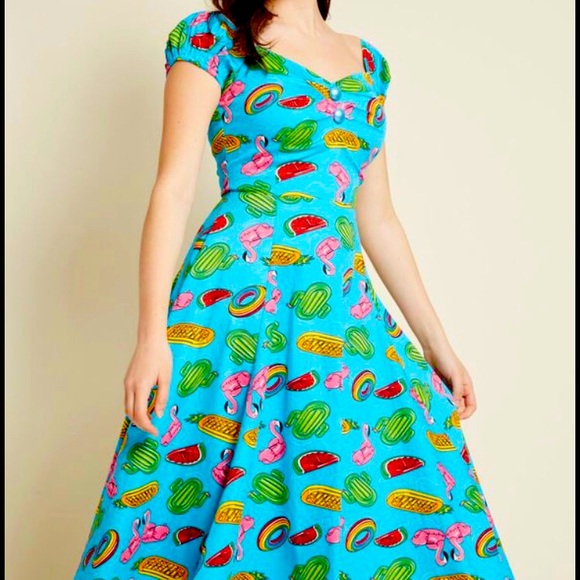 Collectif | Dresses | Collectif Modcloth Dolores Pool Party Dress ...